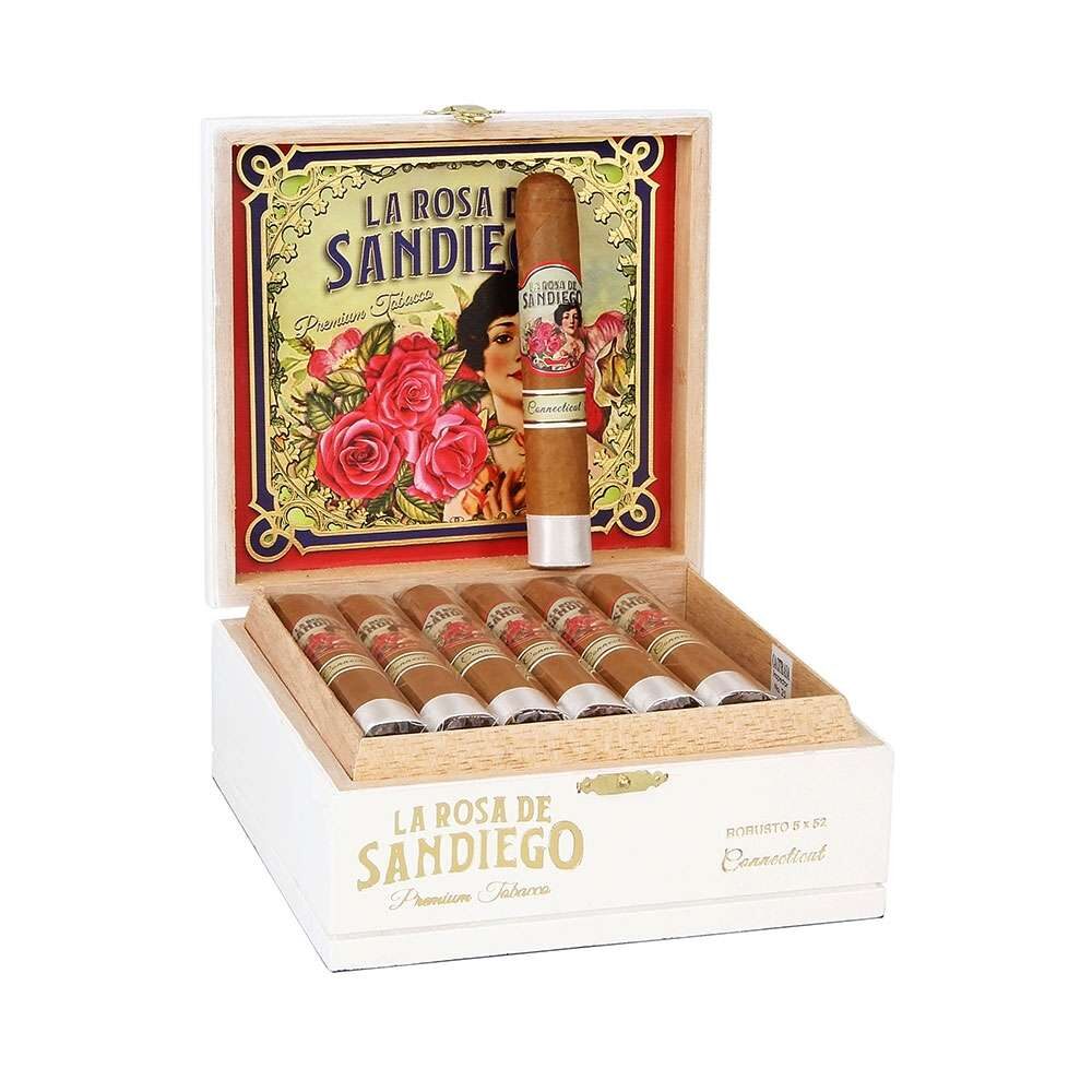 La Rosa de San Diego Connecticut Robusto: un cigarro suave con mucho ...