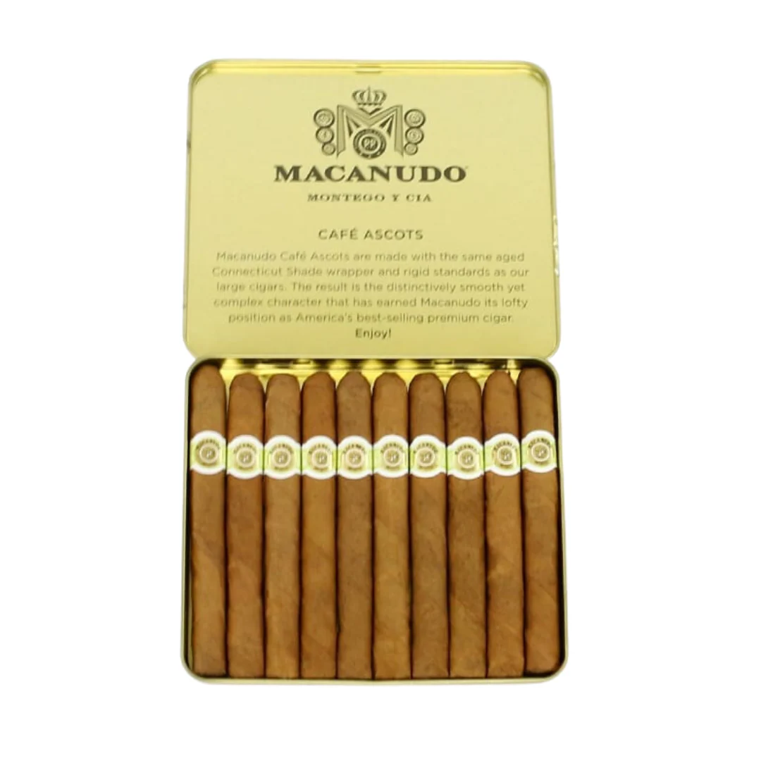 Macanudo Café Connecticut Ascot : le petit cigare qui joue dans la cour ...